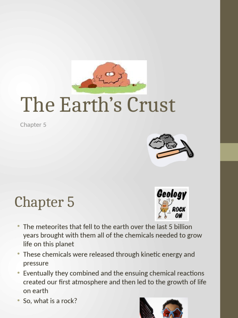 The Earth's Crust CH 5 | PDF | Rock (Geology) | Igneous Rock