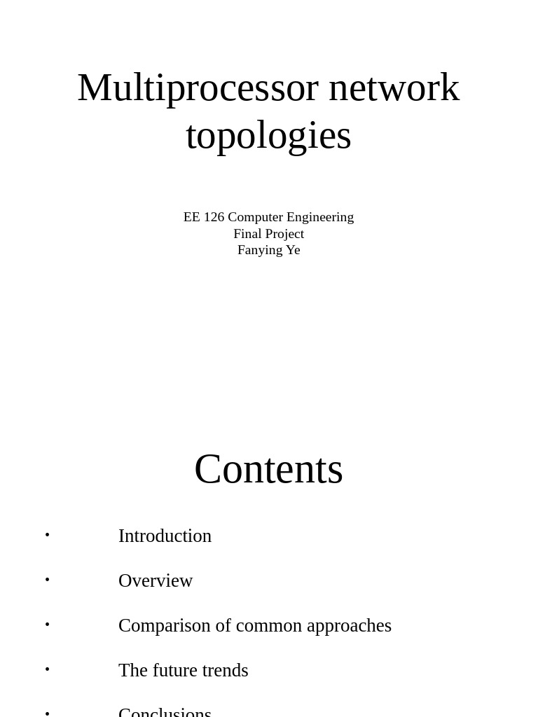 Multiprocessor Topology Fanying | PDF | Data Transmission | Electrical ...