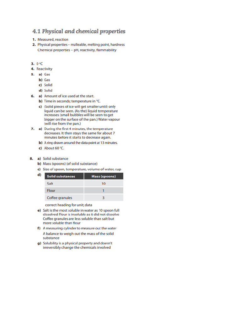 Workbook Answer Key CHP 4 | PDF