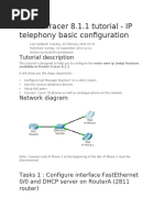 Cisco Networking - IP Phone Configuration in Packet Tracer | PDF | Router (Computing) | Ip Address
