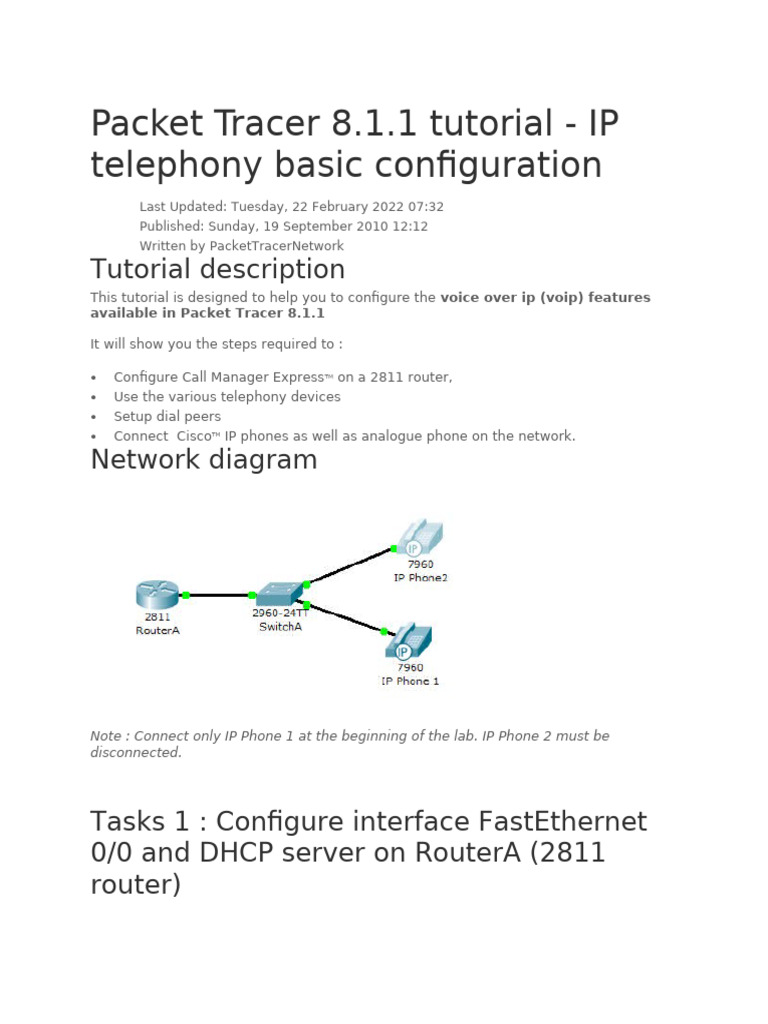 IP Telephony | PDF | Router (Computing) | Voice Over Ip