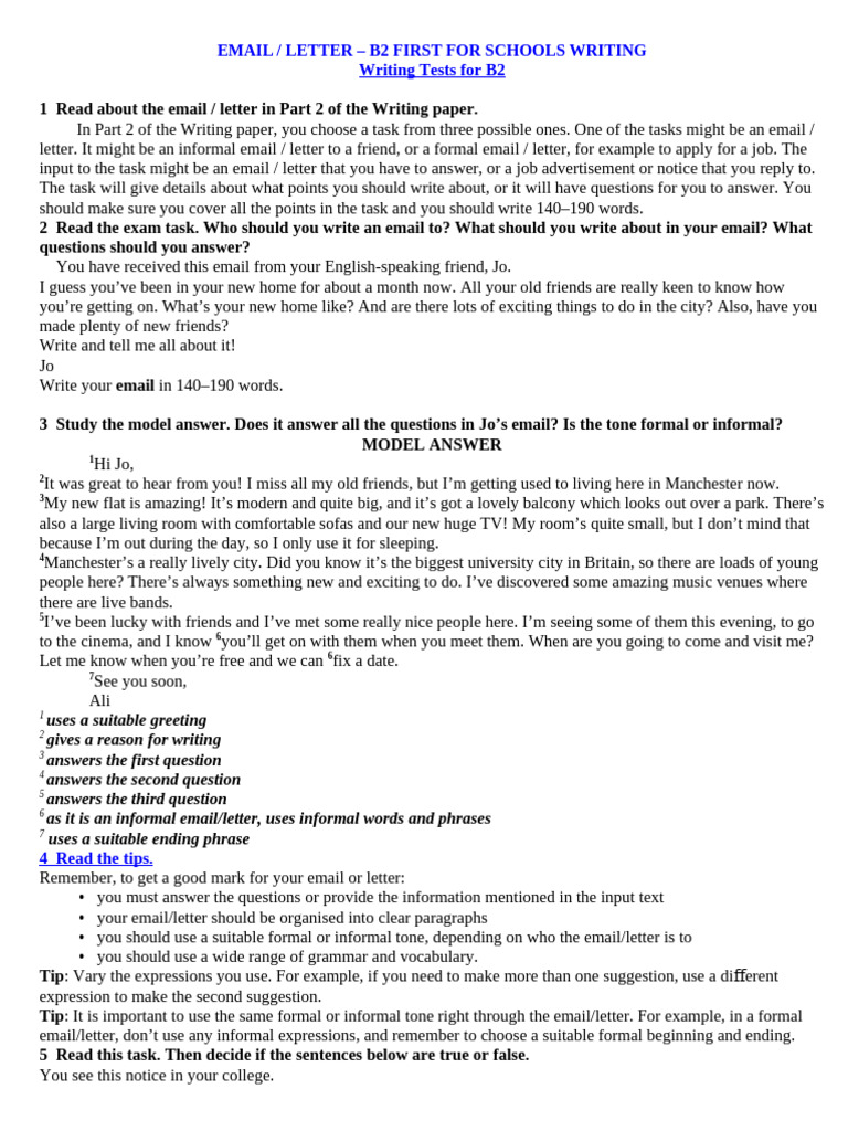 Unit 4 - Email - Letter - Writing | PDF | Madam