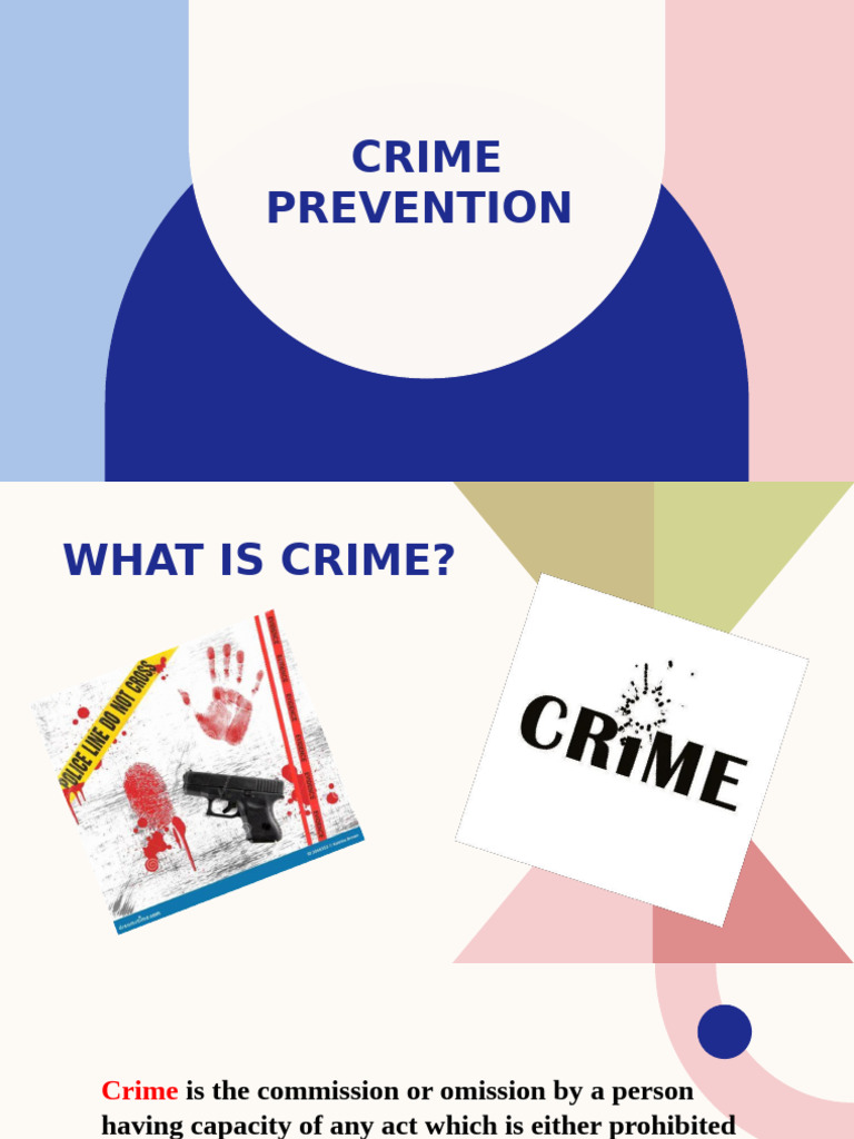 Crime Prevention | PDF | Crimes | Crime & Violence