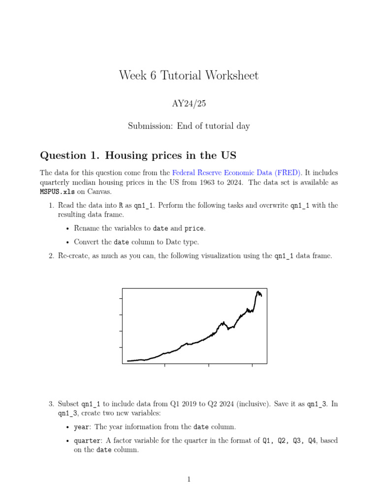 Tutorial_worksheet_wk6 | PDF | Computing