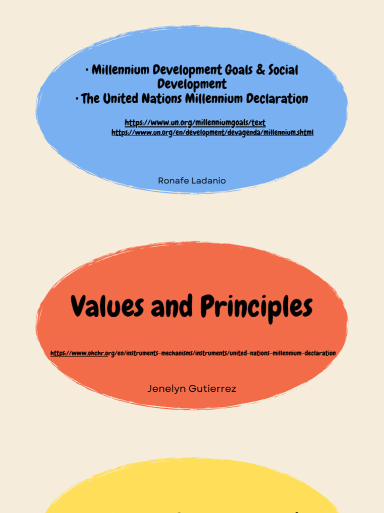 Millennium Development Goals & Social Development - The United Nations ...