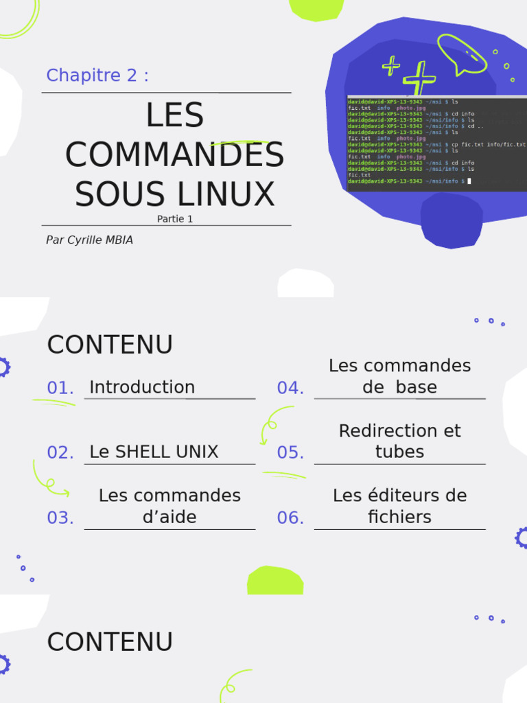 Chapitre 2 GNU Linux | PDF | Interface en ligne de commande | Linux