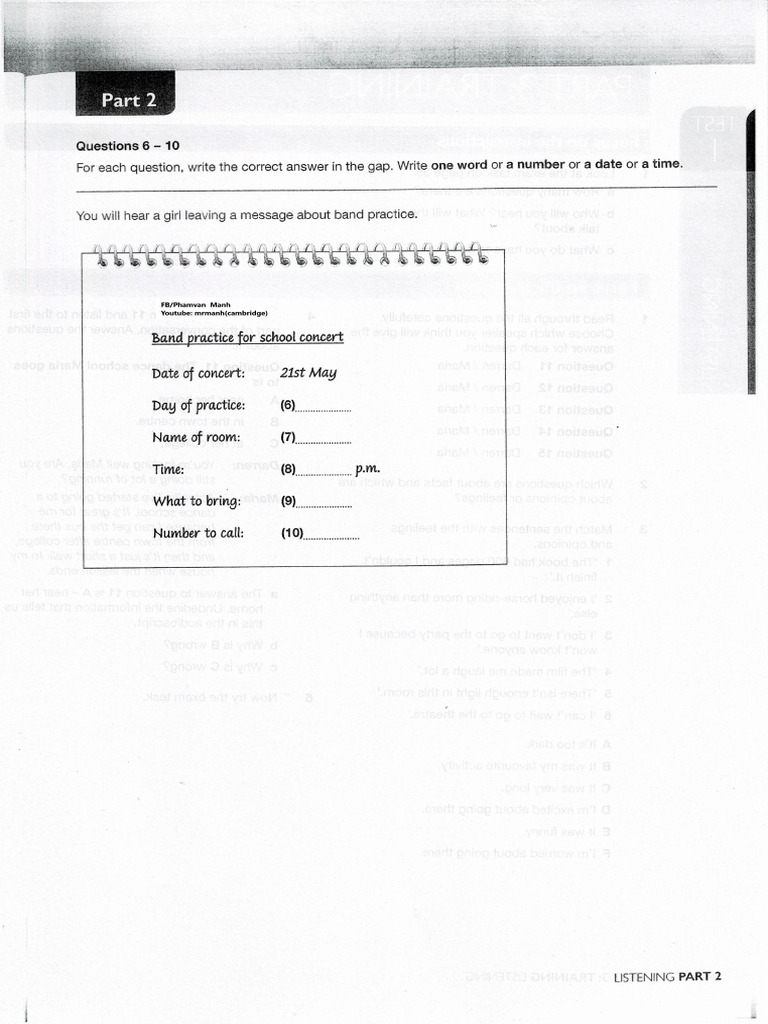Practice - Tests - Plus - A2 - With - Key (Dragged) 2 | PDF