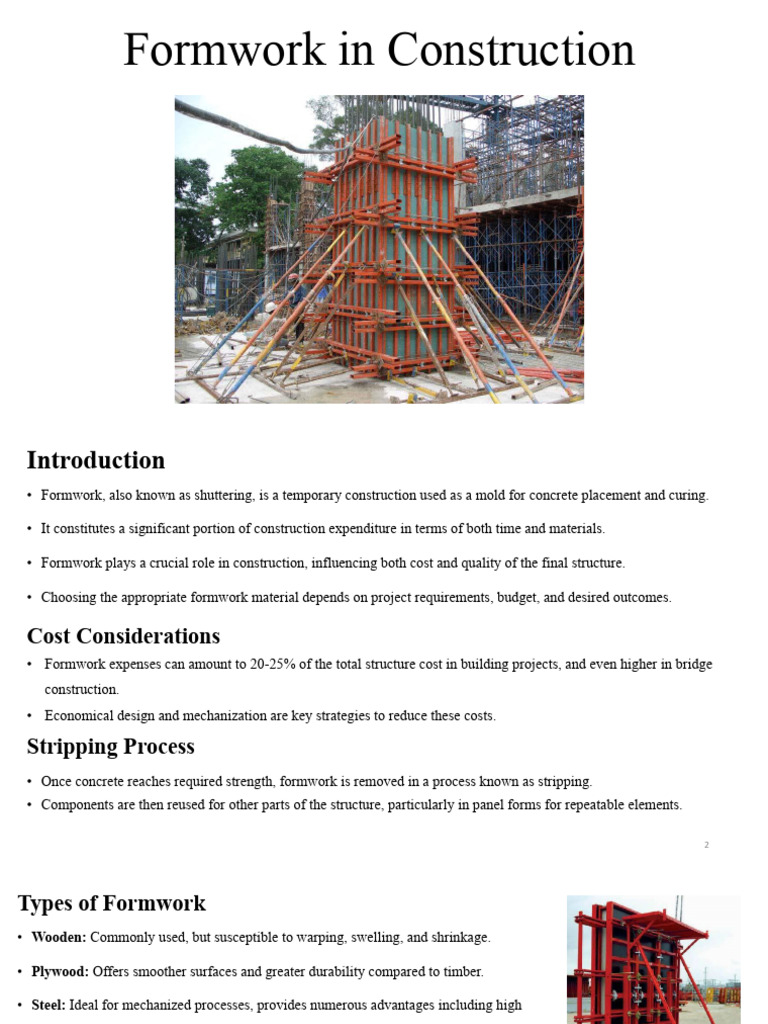 Form Work in Construction | PDF | Concrete | Stairs