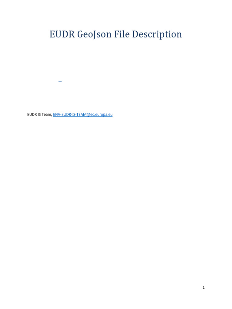 EUDR GeoJSON Guide for Operators | PDF | Json | Software Engineering