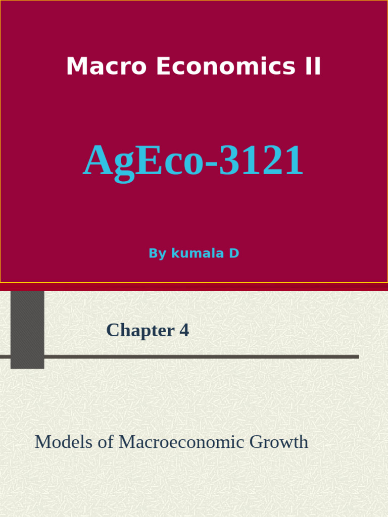 Models of Macroeconomics Growth | PDF | Economic Growth | Macroeconomics