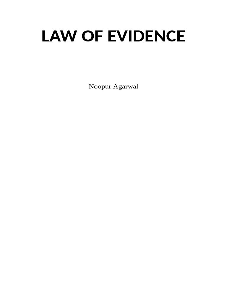 New | PDF | Evidence (Law) | Relevance (Law)