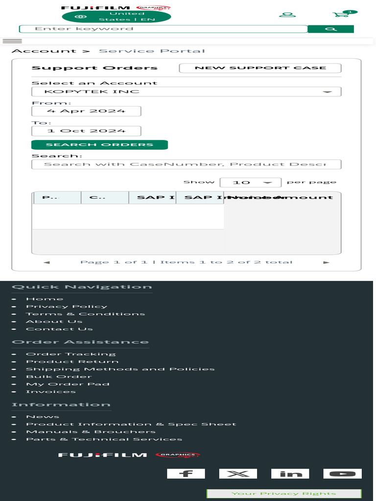 Fujifilm Graphic Communication Support Portal | PDF