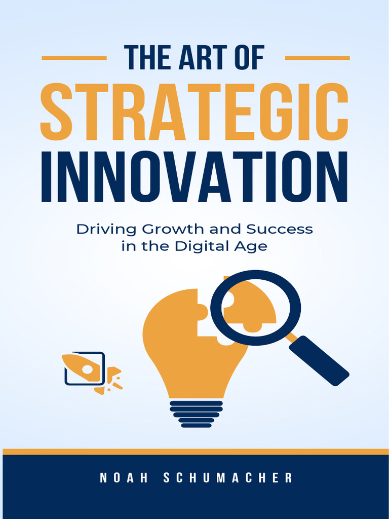 Blue & Yellow Simple Bold Strategic Innovation Book Cover | PDF