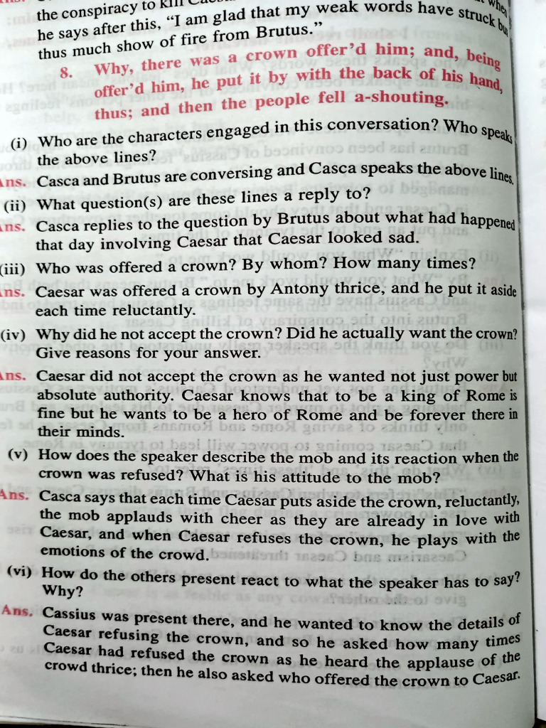 Julius Caesar Act 1 Extracts | PDF