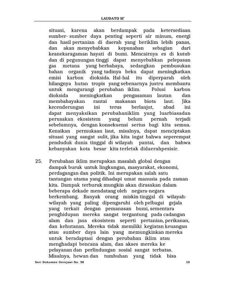 Seri Dokumen Gerejawi No 98 LAUDATO SI 1 Halaman 5 | PDF | Sains & Matematika