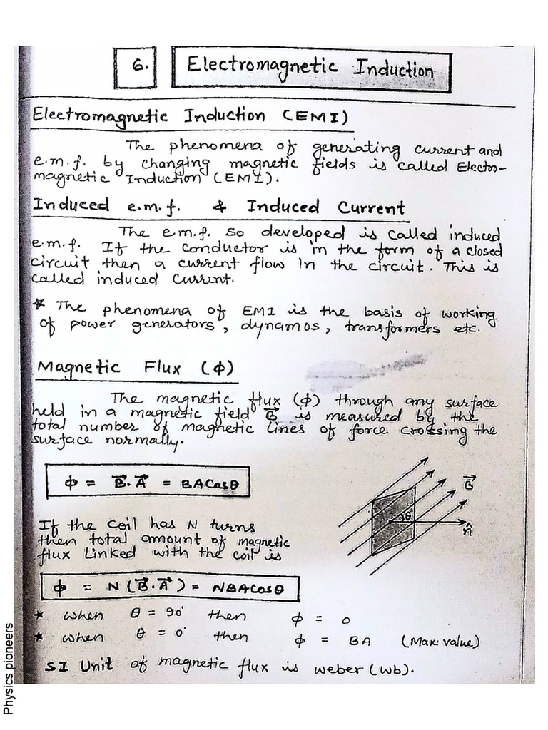 Class Xii Physics Notes CH06 (VS) | PDF