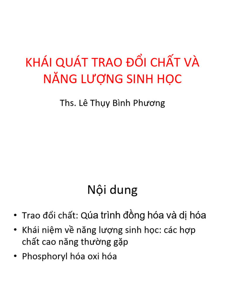 SInh Hóa Biến Dưỡng HKII 2021 | PDF