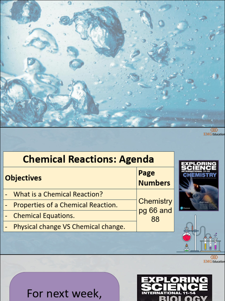 Understanding Chemical Reactions Guide | PDF | Chemical Substances ...