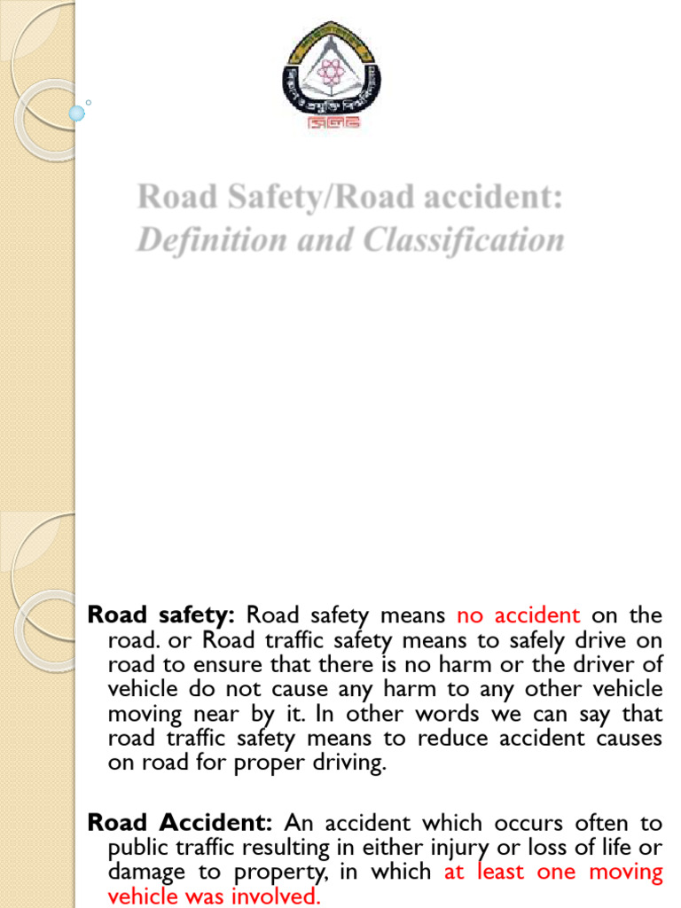 Lecture 1 Accident Def and Classification | PDF | Social Science ...