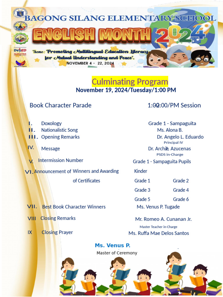 Opening-Program For English Fair | PDF | Art