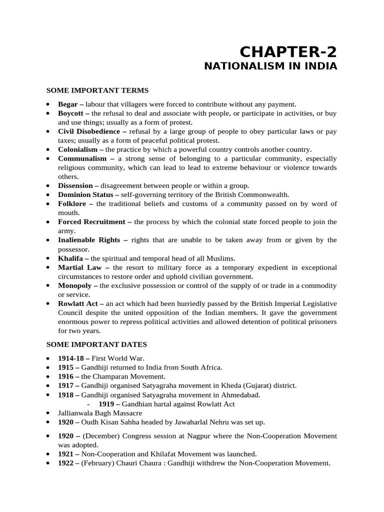 Nationalism in India | PDF | Mahatma Gandhi | Dalit