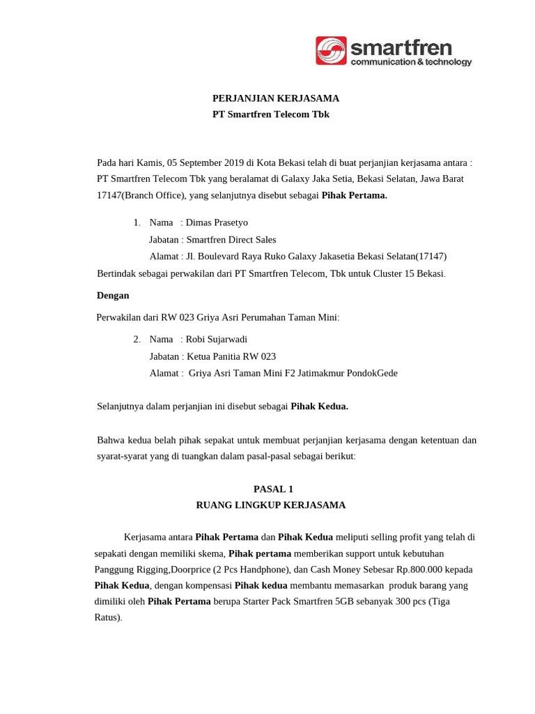 MoU ITL JADI ASN | PDF