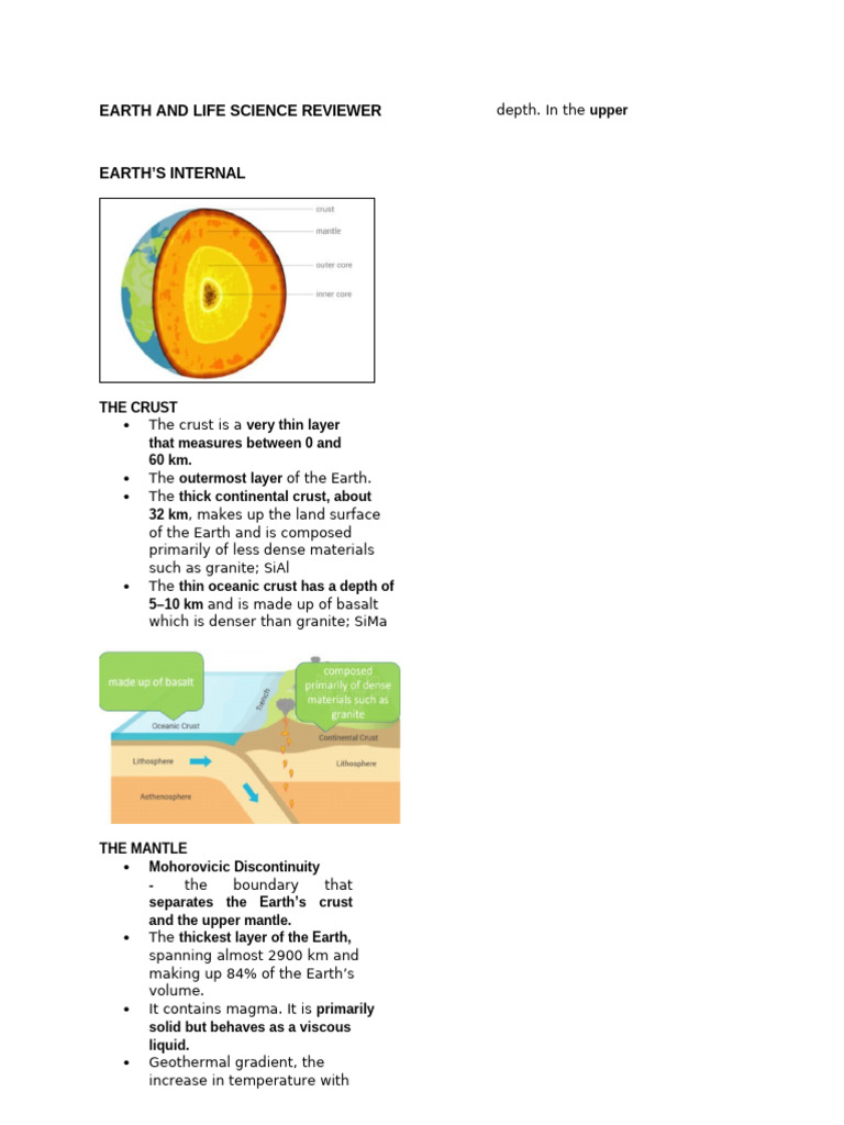 Earth and Life Science | PDF | Weathering | Erosion