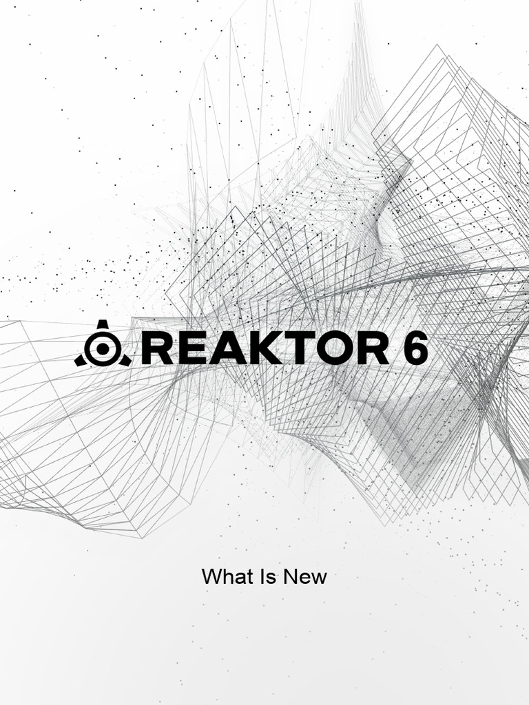 REAKTOR 6 Features Overview | PDF | Typefaces | Graphical User Interfaces