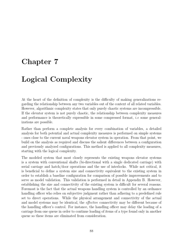 Logical Complexity | PDF | Queue (Abstract Data Type) | Latency (Engineering)