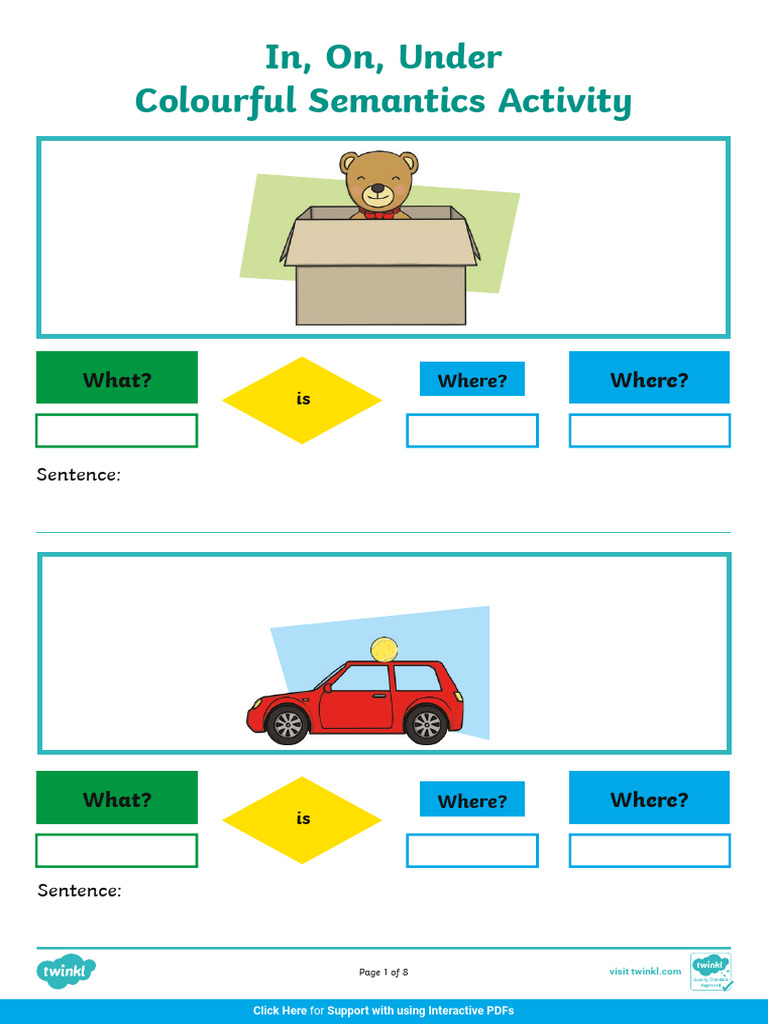 T S 2549070 Interactive PDF in On Under Colourful Semantics Activity - Ver - 7 | PDF | Text ...