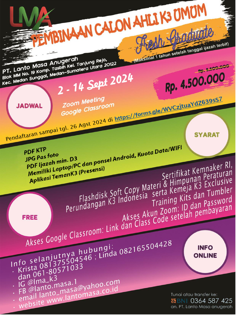 Brosur Fresh Graduate Online - 240718 - 123706 | PDF