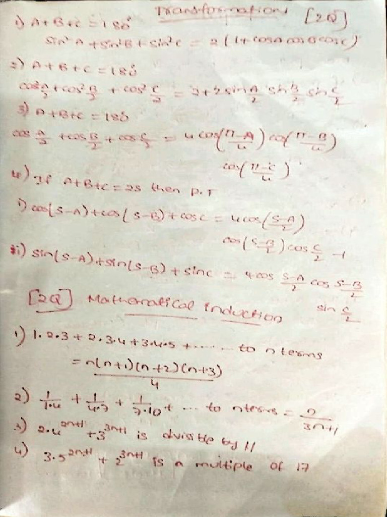 Maths Ipe Test Imp Questions | PDF