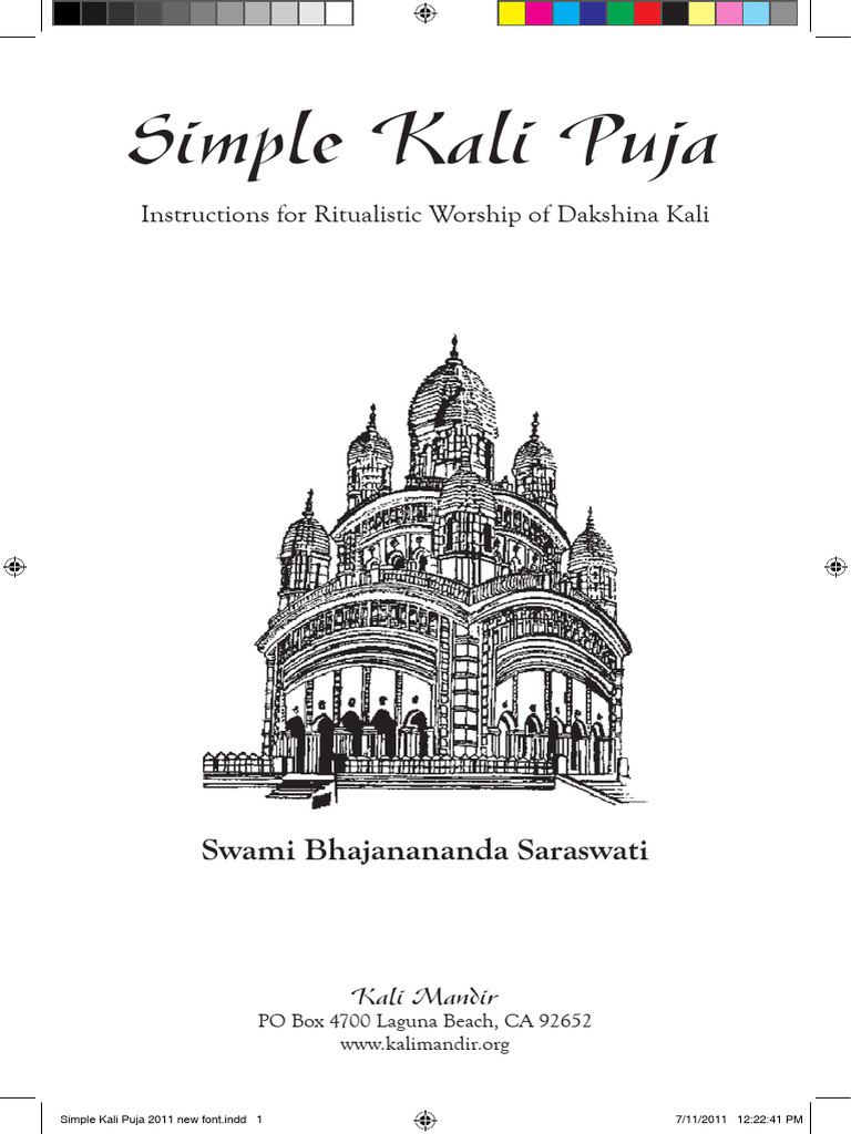 Simple Kali Puja 2011 | PDF | Sarada Devi | Kali