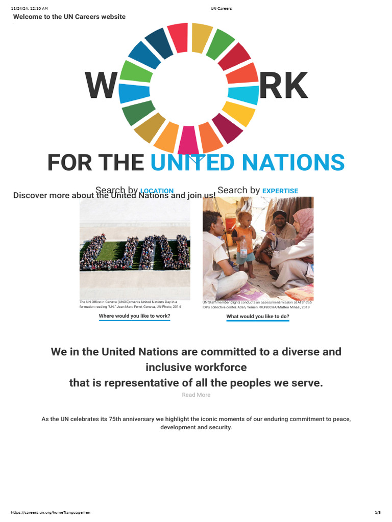 UN Careers | PDF