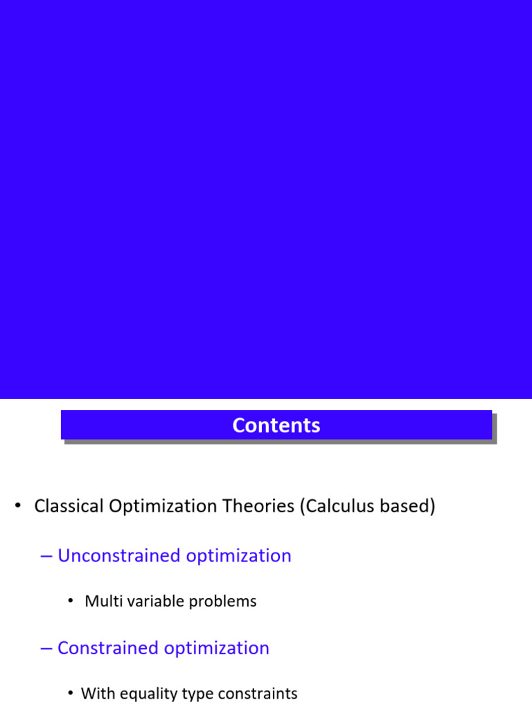 Nonlinear Programming Optimization Techniques | PDF | Mathematical ...