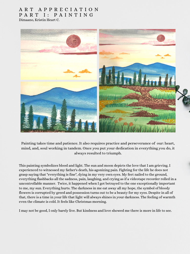 Art Appreciation Activity | PDF