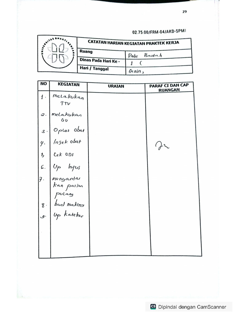 Logbook Rubi Bawah Risa TK 3C | PDF