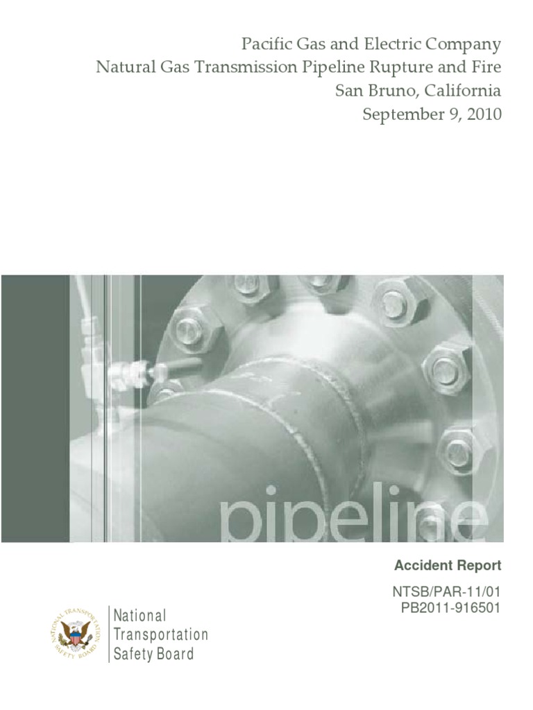 NTSB Report | PDF | Pacific Gas And Electric Company | National ...