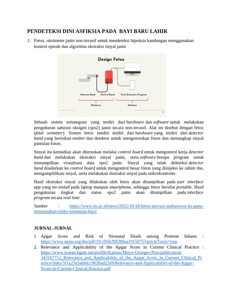 Alat Pengukur Apgar Score | PDF