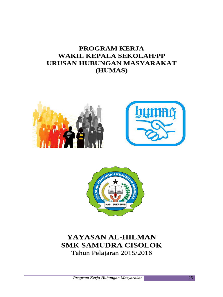 Draf Program Kerja Humas | PDF | Ilmu Sosial | Kesehatan Holistik