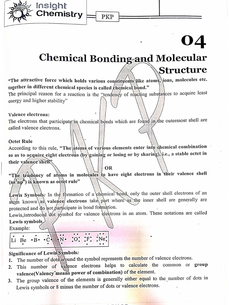 Chemical Bonding | PDF