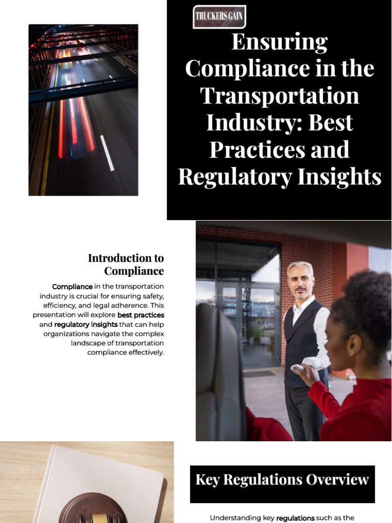 Transportation Industry Compliance | PDF
