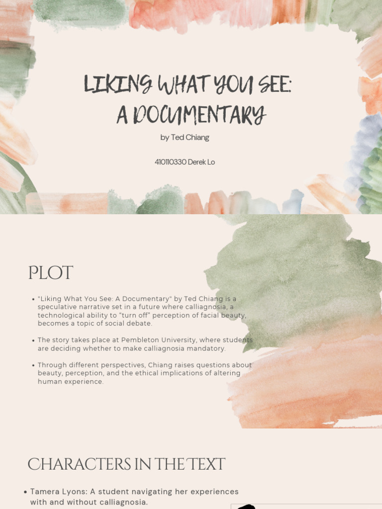 Derek Lo - Liking What You See | PDF | Beauty | Psychological Concepts