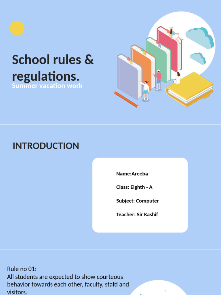 School Rules &-WPS Office | PDF