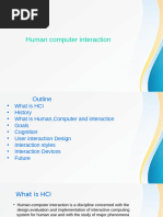 HCI - 01 Lecture Slides | PDF | Human–Computer Interaction | Usability