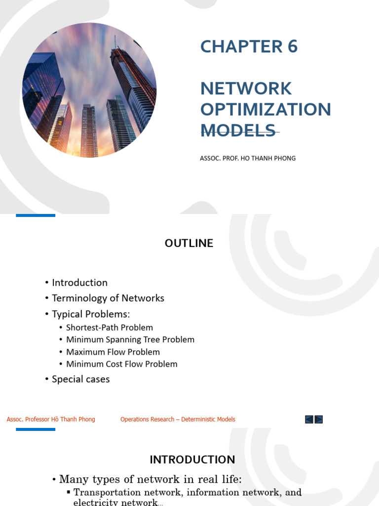 Network Optimization Models Overview | PDF | Computational Problems ...