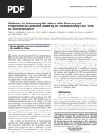ESGE Post-Polypectomy Guidelines 2020 | PDF | Gastroenterology | Adenoma