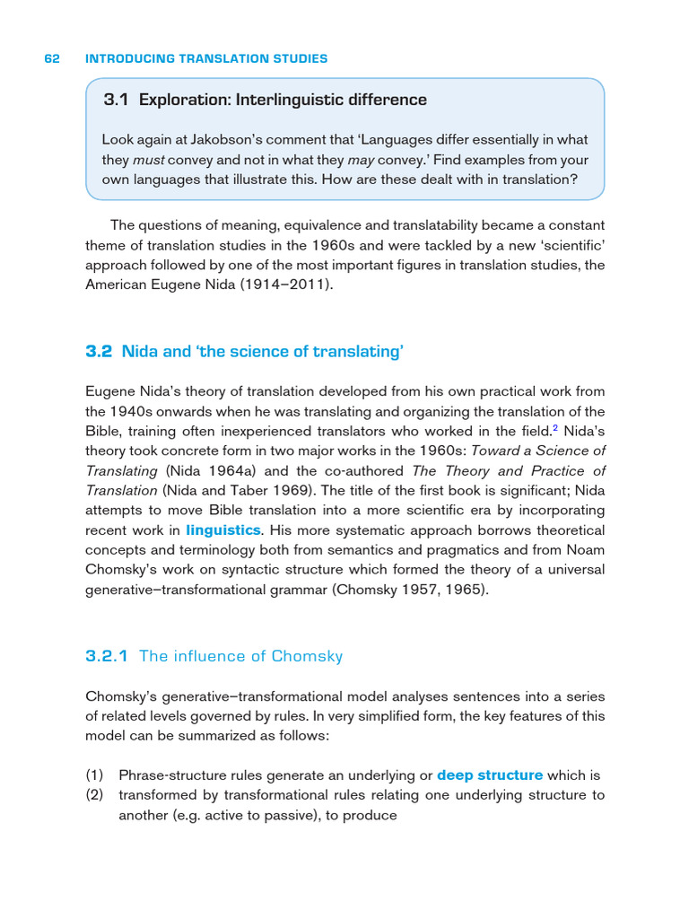 Nida's Formal and Dynamic Equivalence | PDF | Semantics | Translations