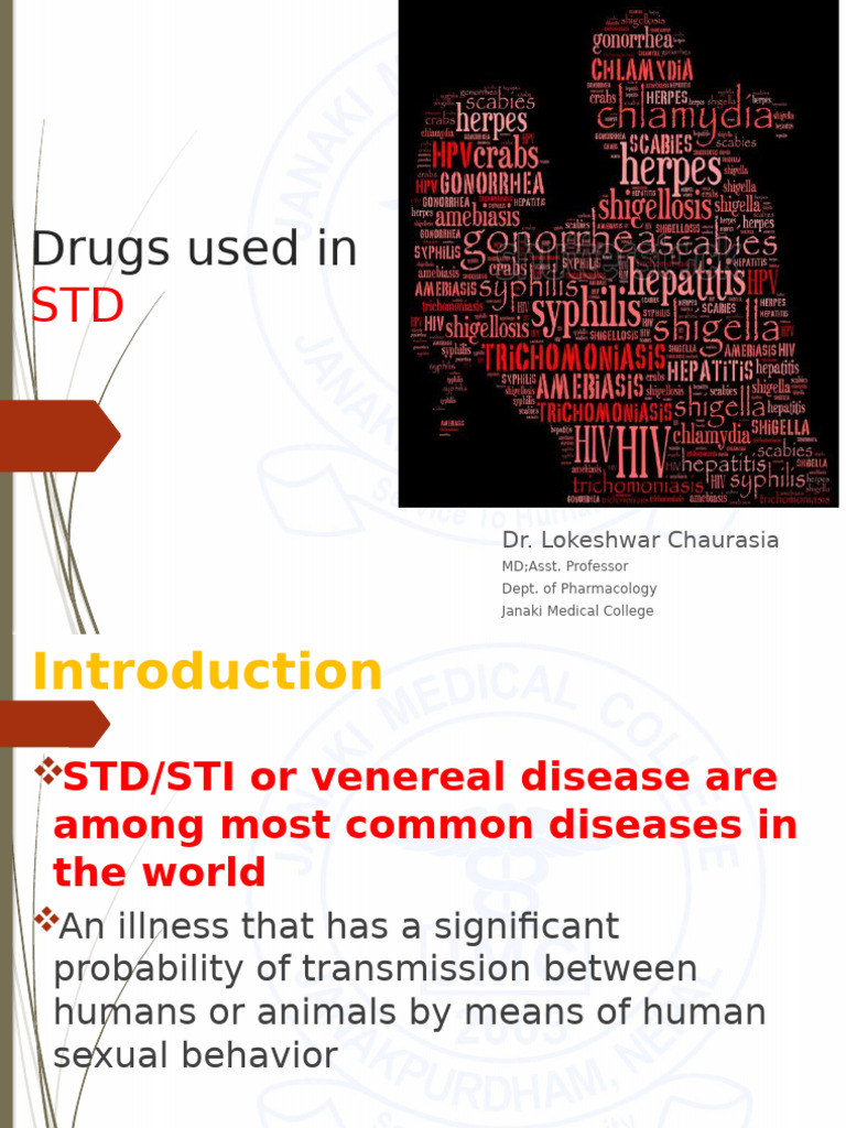 STD treatment | PDF | Sexually Transmitted Infection | Management Of ...