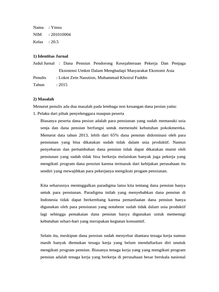 Yinna - 201010004 - Tugas Review Jurnal | PDF
